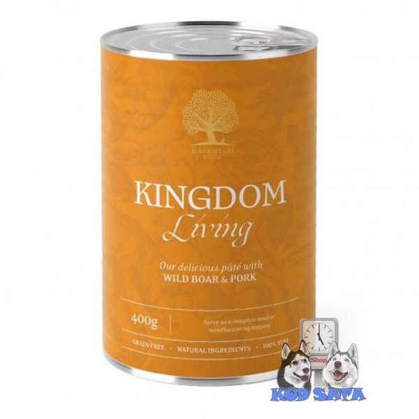 Essential Hrana Za Pse U Konzervi, Kingdom Living 6x400g