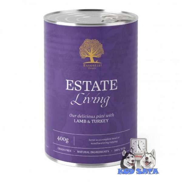 Essential Hrana Za Pse U Konzervi, Estate Living 6x400g