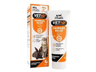 Vet IQ Hairball Relief pasta za mačke i zečeve 70g