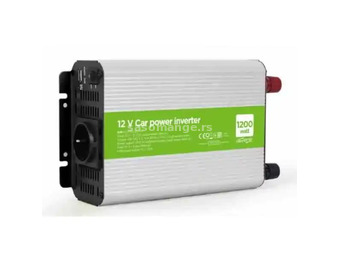 EG-PWC1200-01 Gembird 12V Auto inverter DC/AC 1200W+USB port