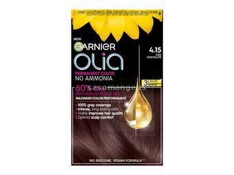 GARNIER Olia Boja za kosu/ 4.15 ledeno čokoladna