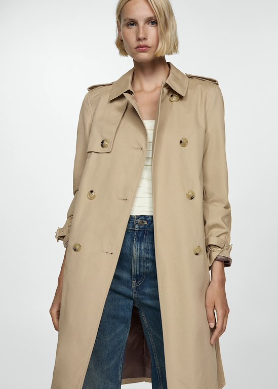 Classic trench coat with belt