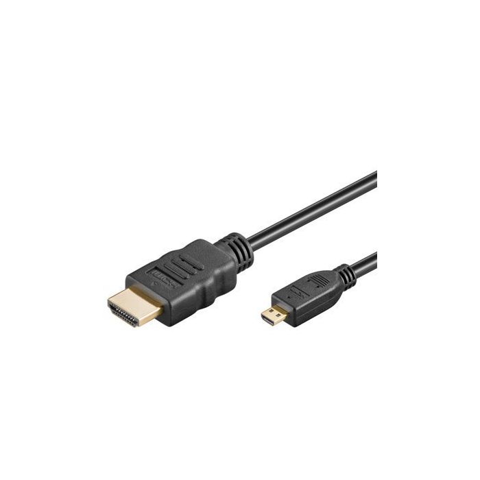 Kabl HDMI - microHDMI 1m 1.4 standard sa Ethernet-om
Kabl HDMI - microHDMI 1m 1.4 standard sa Ethernet-om