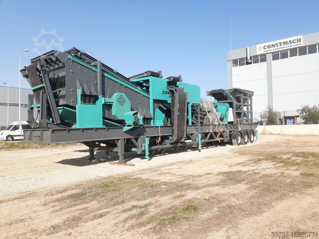 150 TPH mobilna postrojenje za drobljenje vilice
Constmach 150 TPH mobile jaw crushing plant