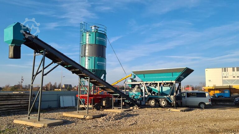 45 m³ mala pokretna fabrika betona
Constmach 45 m³ small mobile concrete mixing plant