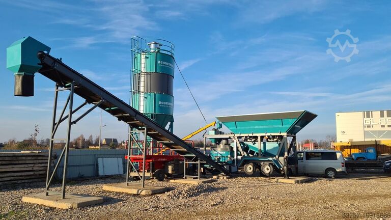 45m3 mala mobilna fabrika betona
Constmach 45m3 small mobile concrete mixing plant