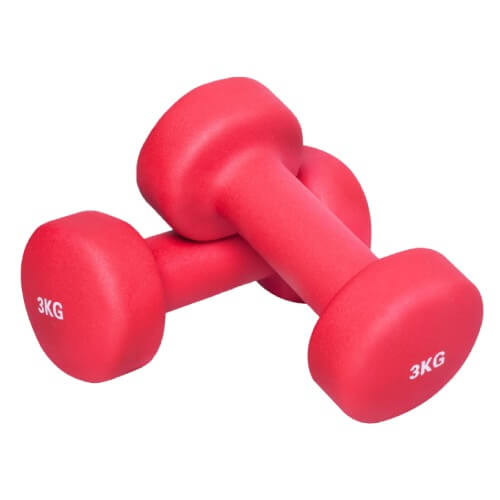 GORILLA SPORTS Set bučica za aerobik 2 x 3 kg