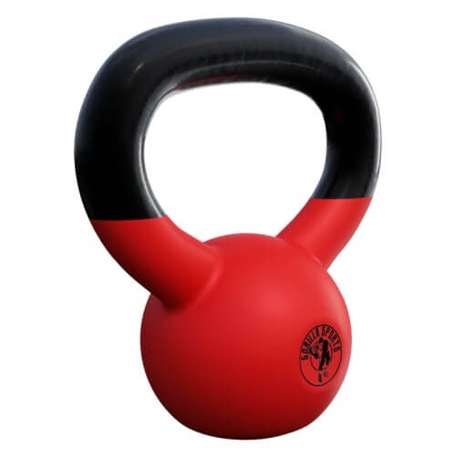 GORILLA SPORTS Rusko zvono sa neoprenom 4 kg