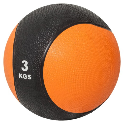 GORILLA SPORTS Gumena medicinska lopta 3 kg