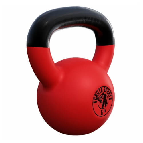 GORILLA SPORTS Rusko zvono sa neoprenom 6 kg