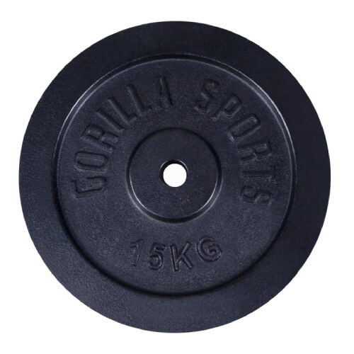 GORILLA SPORTS Teg od gvožđa 15 kg