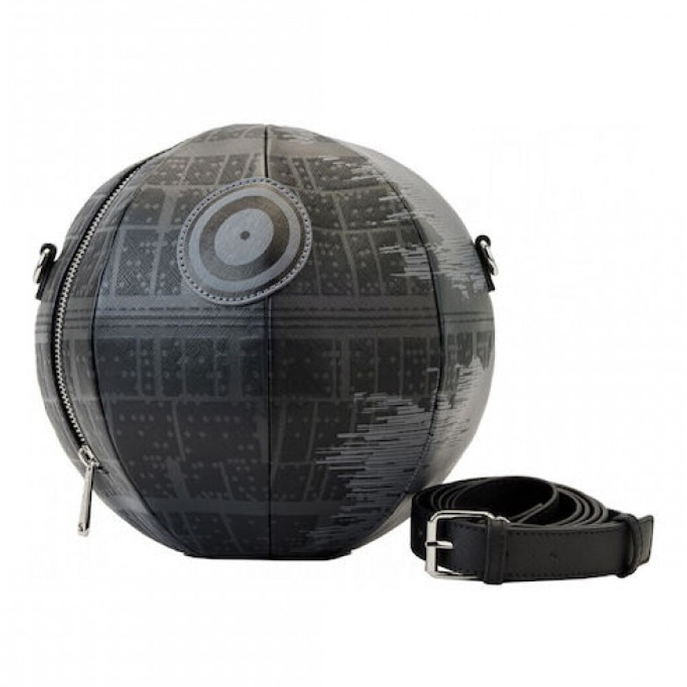 LOUNGEFLY Star Wars Return Of The Jedi 40TH Anniversary Death Star Figural Crossbody Bag