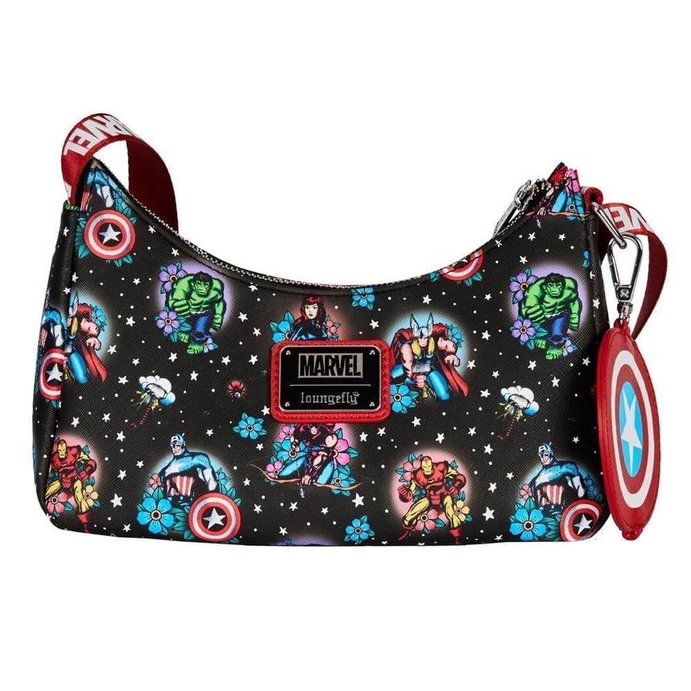 LOUNGEFLY Marvel Avengers Tattoo Baget torba