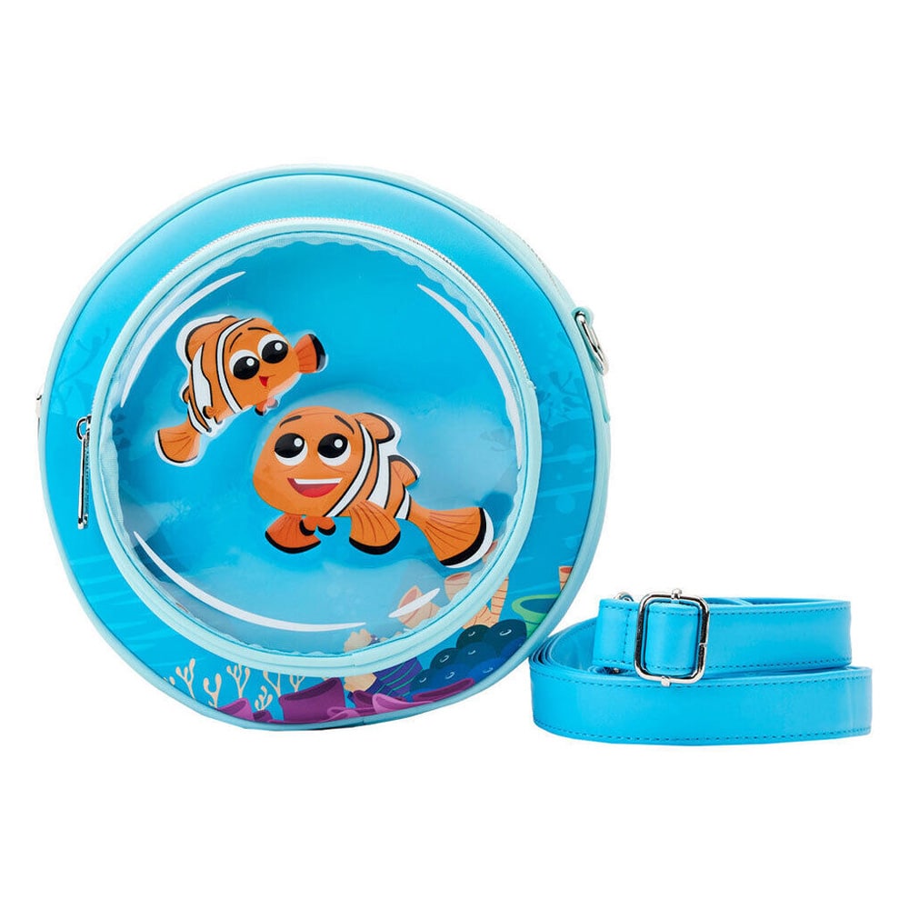 LOUNGEFLY Disney Finding Nemo 20th Anniversary Bubble Pocket Crossbody Torba