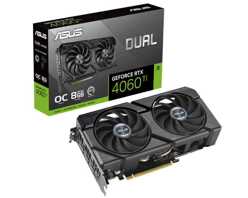 ASUS - nVidia GeForce RTX 4060 Ti 8GB 128bit DUAL-RTX4060TI-O8G-EVO grafička karta