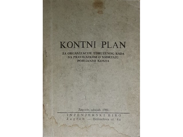 Kontni Plan - Branko Kelenc