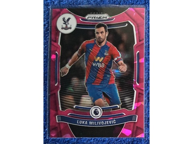 2021/22 Prizm Premier League Milivojevic Pink Ice