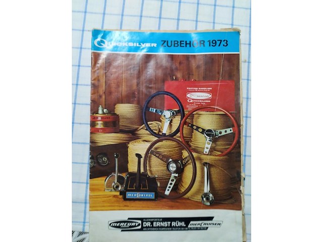 KATALOG QUICSILVER ZUBEHOR1973  MERCURY