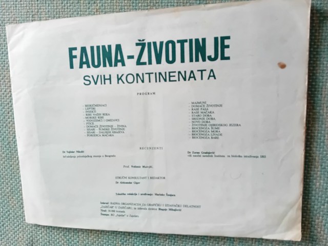 Fauna-životinje svih kontinenata