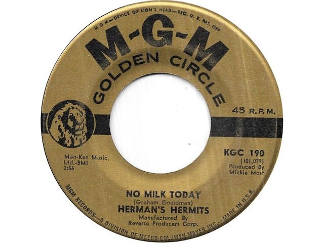 Herman`s Hermits – No Milk Today / There`s A Kind Of Hu