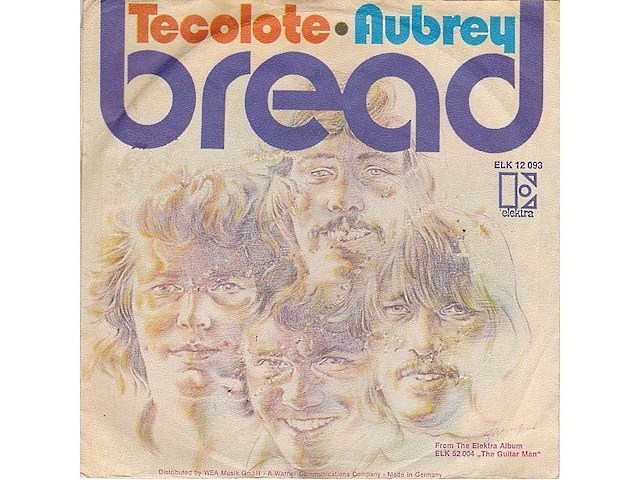 Bread – Tecolote / Aubrey 	 Vinyl, 7`, 45 RPM, Single