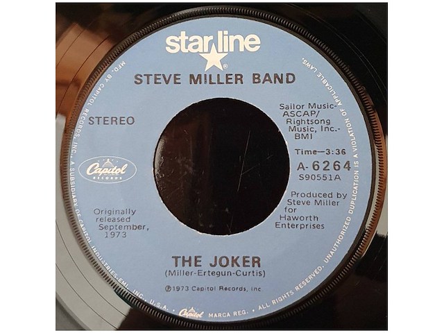 Steve Miller Band – The Joker / Rock`n Me Vinyl, 7`, Si