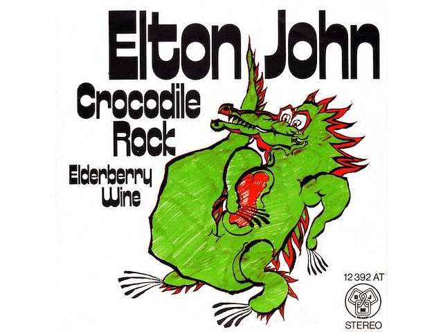 Elton John – Crocodile Rock Vinyl, 7`, 45 RPM, Single,