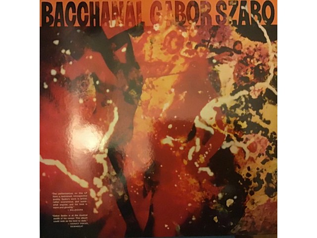 Gabor Szabo - Bacchanal – Repress from new master / black vinyl