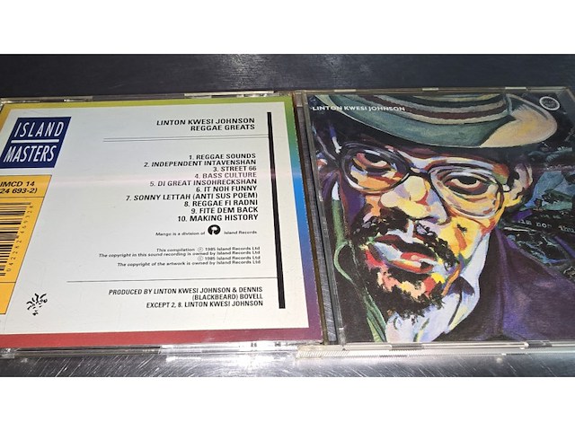 Linton Kwesi Johnson - Reggae greats , ORIGINAL