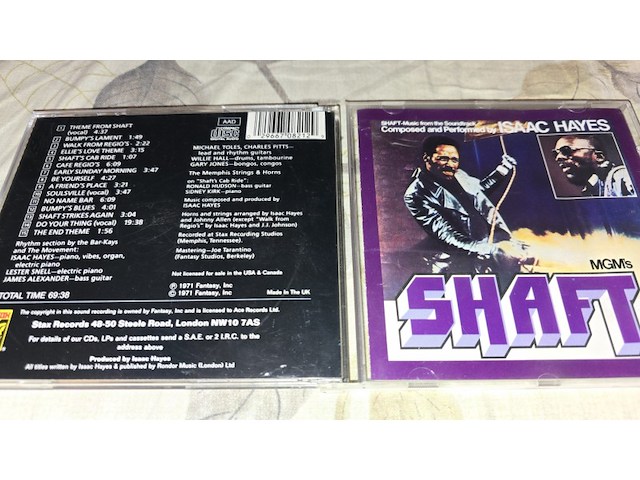 Isaac Hayes - Shaft , ORIGINAL