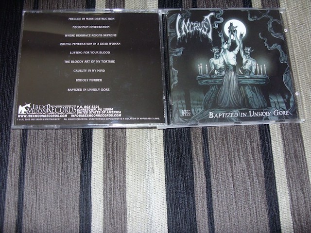 Incrust – Baptized In Unholy Gore CD Ibex Moon USA 2005