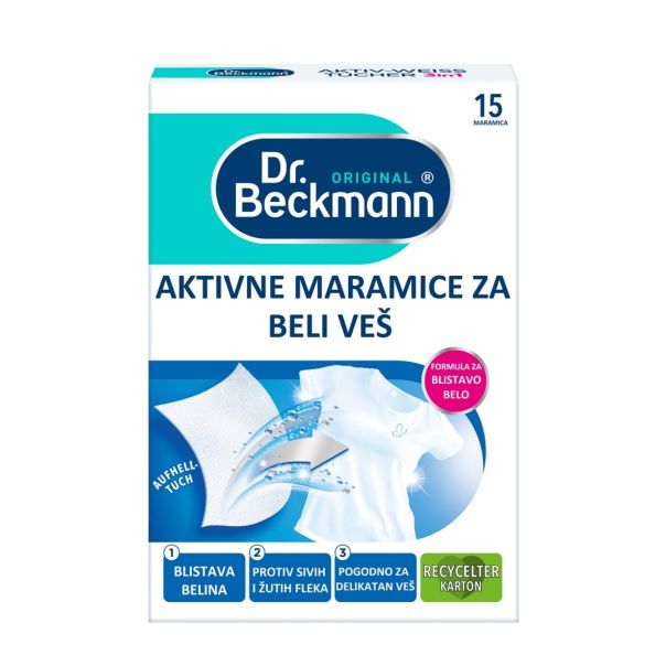 Dr.Beckmann Aktivne maramice za beli veš 15/1