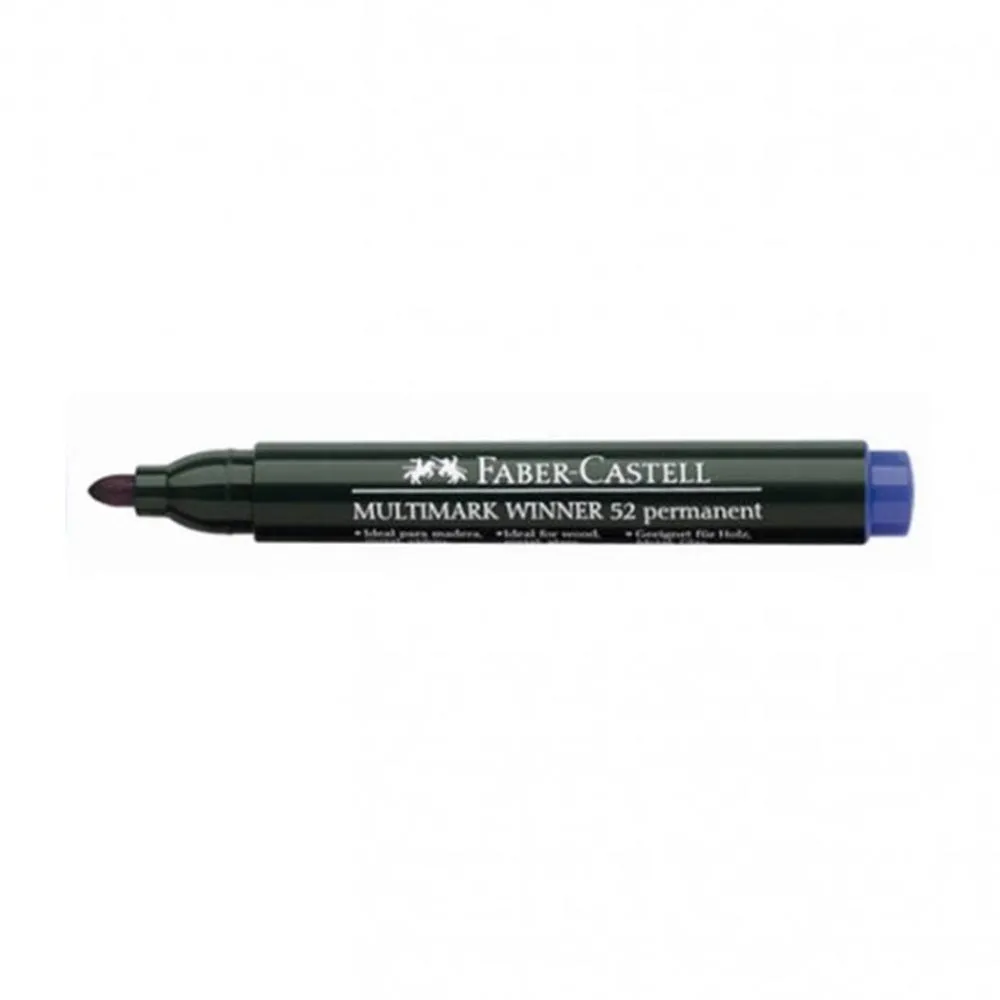 Permanent Marker Faber Castell plavi obli 52 13864 (157851)