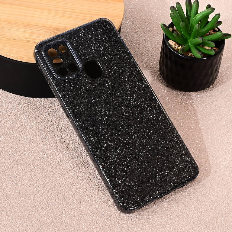 Zastitna maska (futrola) Sparkle Dust - Samsung A217F Galaxy A21s crna