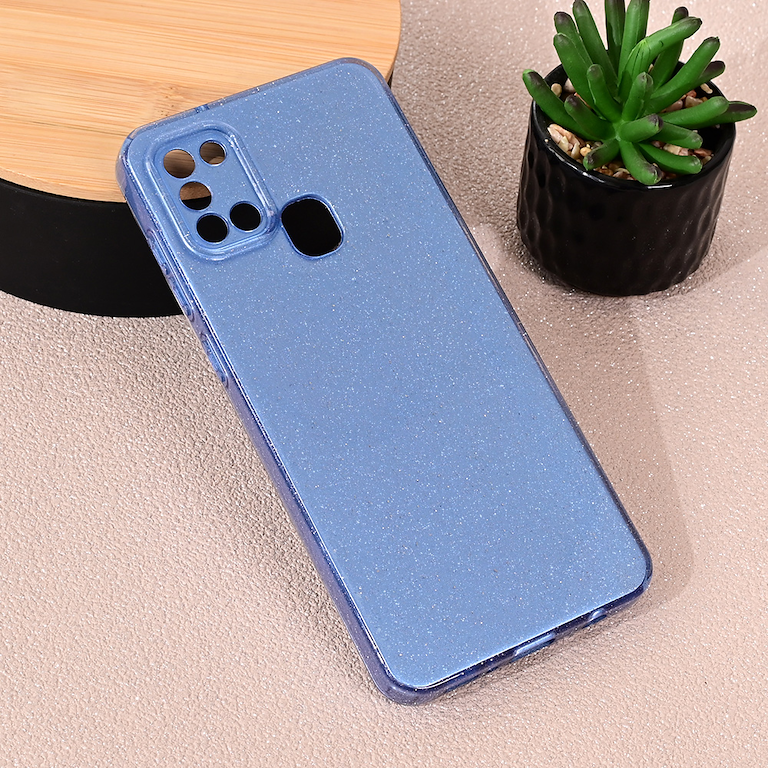 Zastitna maska (futrola) Sparkle Dust - Samsung A217F Galaxy A21s plava