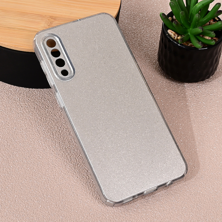 Zastitna maska (futrola) Sparkle Dust - Samsung A307 Galaxy A30s/A507 Galaxy A50s srebrna