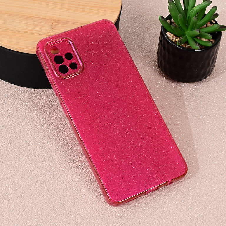 Zastitna maska (futrola) Sparkle Dust - Samsung A515F Galaxy A51 bordo