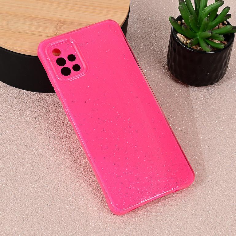 Zastitna maska (futrola) Sparkle Dust - Samsung A515F Galaxy A51 pink