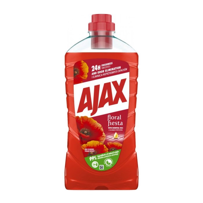 Ajax tečnost za podove Red Flowers 1l