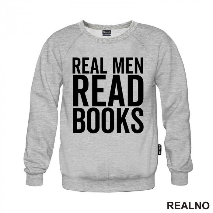 REAL MEN READ BOOKS - BOOKS - ČITANJE - KNJIGE - DUKS