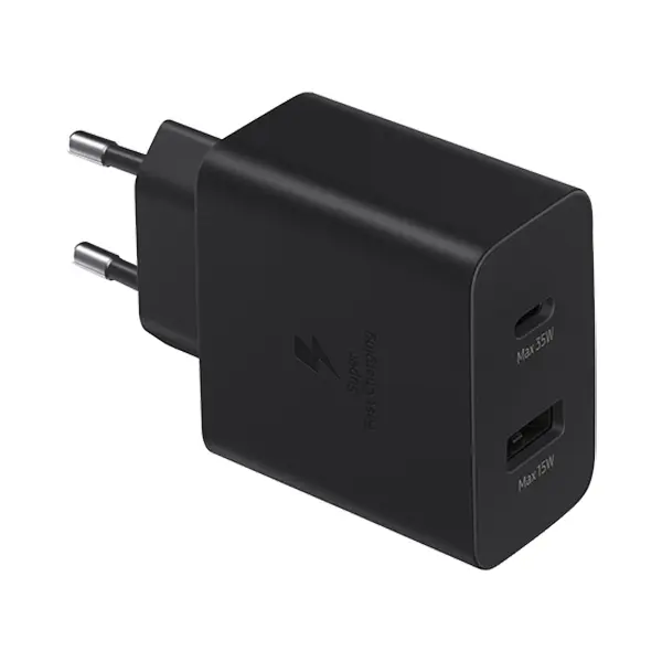 Kućni punjač PD 35W + USB 15W bez kabla crni