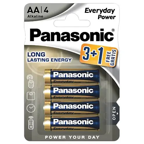 Panasonic LR6EPS/4BP Everyday power Alkalne baterije AA, 4 komada