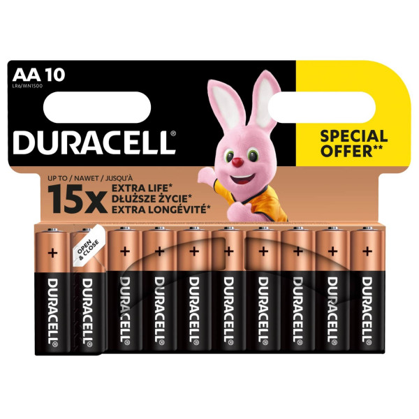 Duracell Basic AA 10 pack