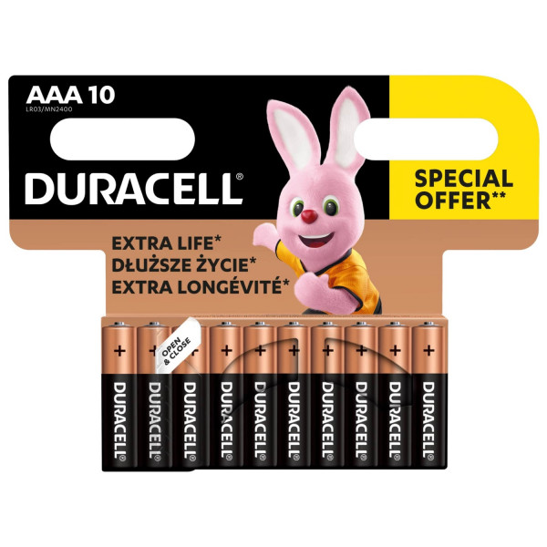 Duracell Basic AAA 10 pack