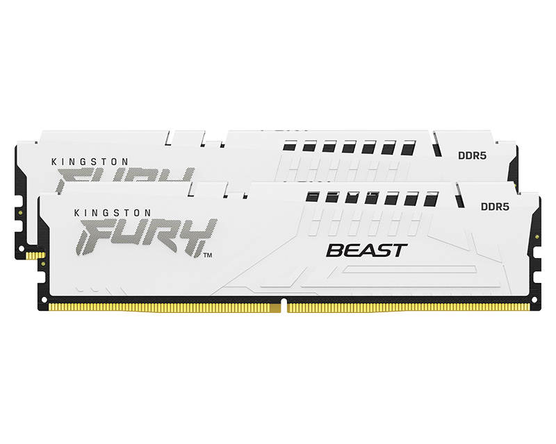 Kingston 64GB Fury Beast White Expo DIMM DDR5-5600MT/s, KF556C36BWEK2-64