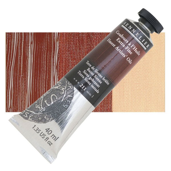 Sennelier Extra-fine Oil colour Tube 40 ml - 1,35 fl oz S1 - Burnt Sienna