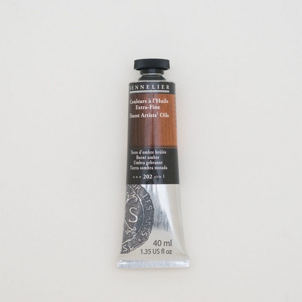 Sennelier Extra-fine Oil colour Tube 40 ml - 1,35 fl oz S1 - Burnt umber