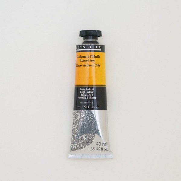 Sennelier Extra-fine Oil colour Tube 40 ml - 1,35 fl oz S2 - Bright yellow