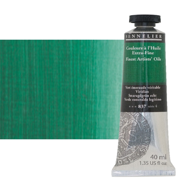 Sennelier Extra-fine Oil colour Tube 40 ml - 1.35 fl oz S4-Viridian