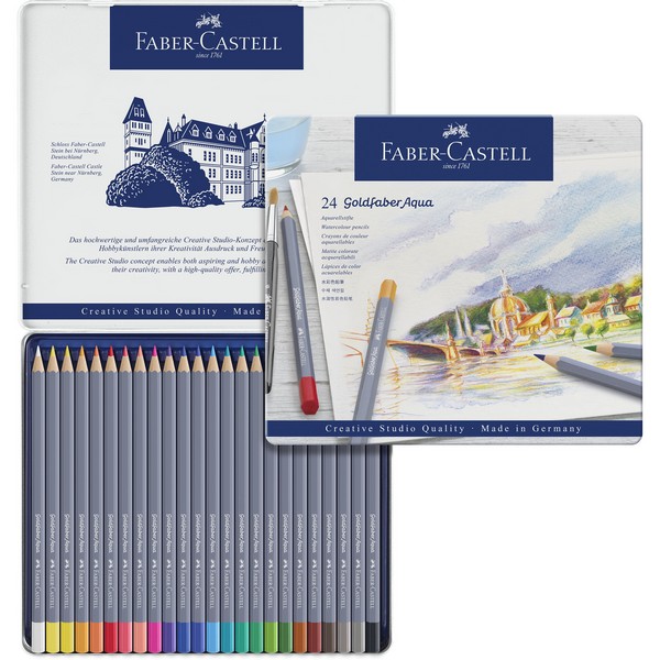 Faber-Castell FC BOJICE DRVENE AQUARELLE GOLDFABER 1/24 114624